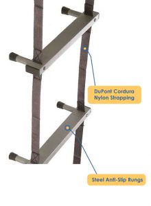 Ladder Hub - Steel Two-Story Fire Escape Ladder 14 Steps (EL52-2)