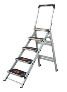 Ladder Hub - Aluminium Safety Step Ladder 5 Steps (10510B)