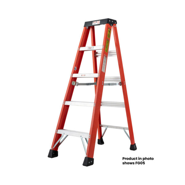 Ladder Hub - Fiberglass Single Sided A-Shape Ladder - 6 Steps (FG06)
